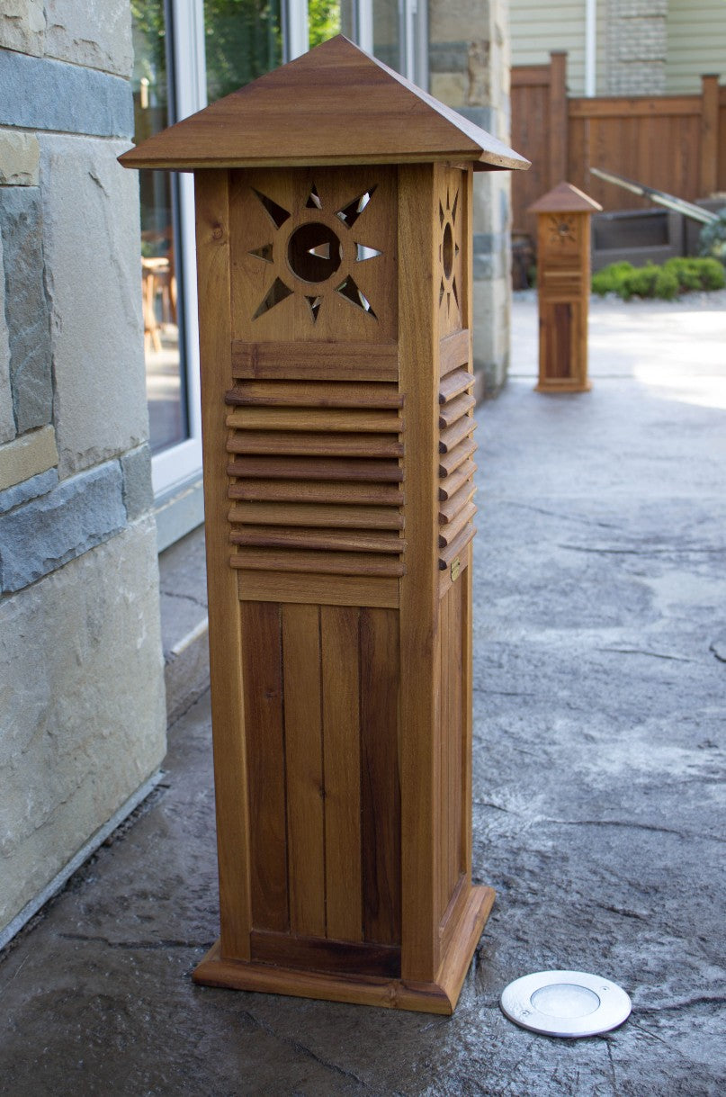 Buy Stylish Teak Wood Garden Light | Teak Tree Vancouver – The Teak Tree