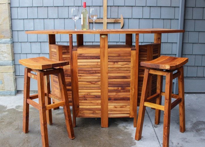 Buy Stylish Teak Wood Wunder Bar | Teak Tree Vancouver – The Teak Tree